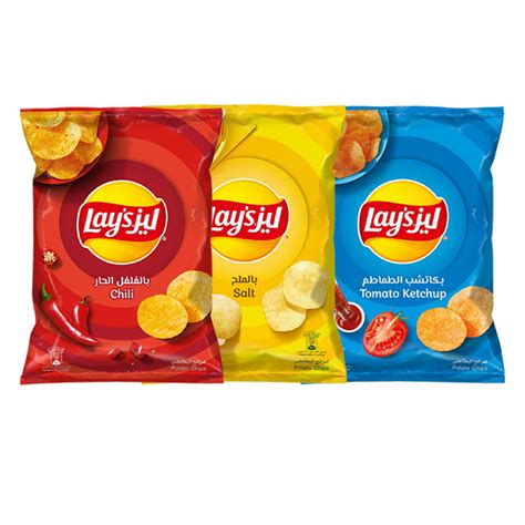 Lays Chips Assorted Value Pack 3 X 155 G Online At Best Price Lulu