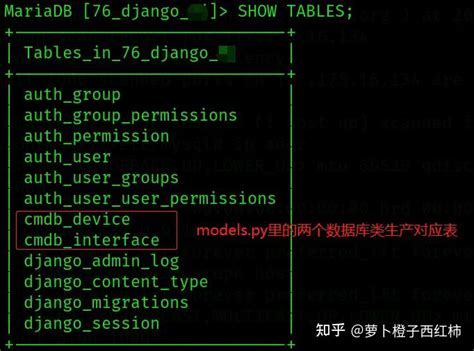 Django远程对接MariaDB数据库 知乎