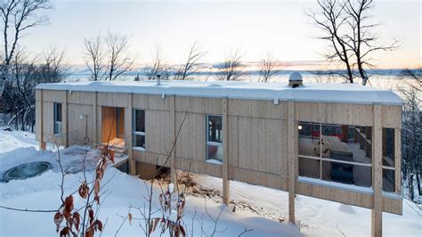Quinzhee Architecture Clads Stilted Contemporary Chalet In Cedar
