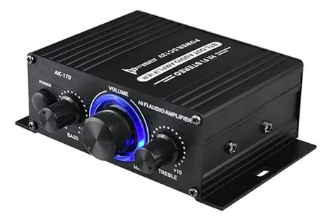 Wireless Hifi Stereo Audio Power Amplifier With Rca Input Mercadolivre