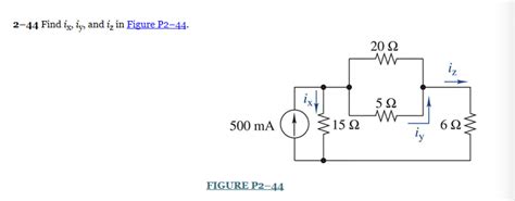 Solved 2 44 ﻿find Ix Iy ﻿and Iz ﻿in Figure P2 44 Figure