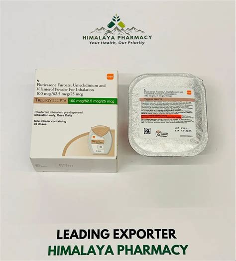 Trelegy Ellipta Inhaler At ₹ 4882 Pack Generic Asthma Inhaler In