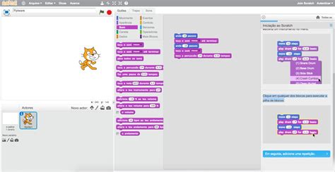 Vamos começar a programar em Scratch Parte I