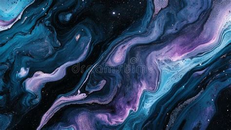 Outer Space Digital Art Featuring Cosmic Nebula Exploration Embodies An Abstract Aesthetic Stock