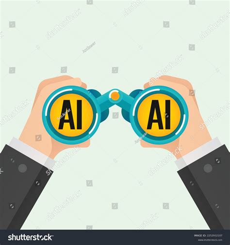 Ai Machine Learning Concept Flat Illustration Stock Vector Royalty Free Shutterstock