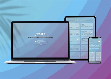 GitHub Je Von Jweath A Web App To View Weathers From Places