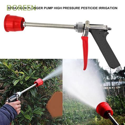 Doreen High Pressure Pesticide Sprayer Long Range Garden Supply Spray Gun Atomizing Nozzle Fruit