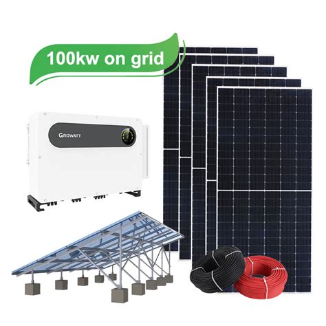 100kw On Grid Solar Power System Jmhpower