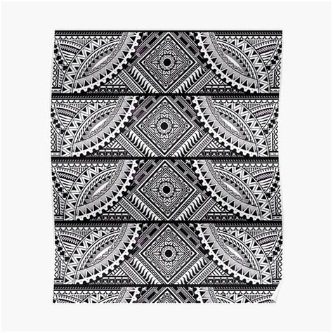 American Samoa Patterns Art Best Poster For Sale By Tceylon Redbubble