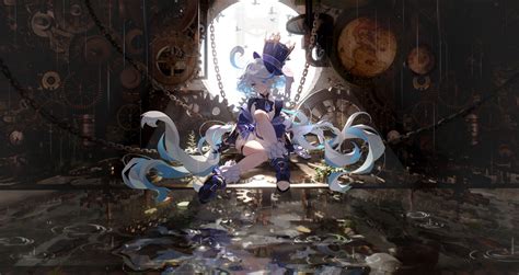 Furina Genshin Impact Drawn By Snowflake Diodarja Danbooru