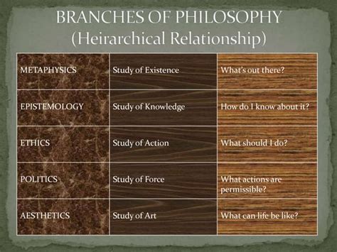 Philosophy And Its Branches Pptx
