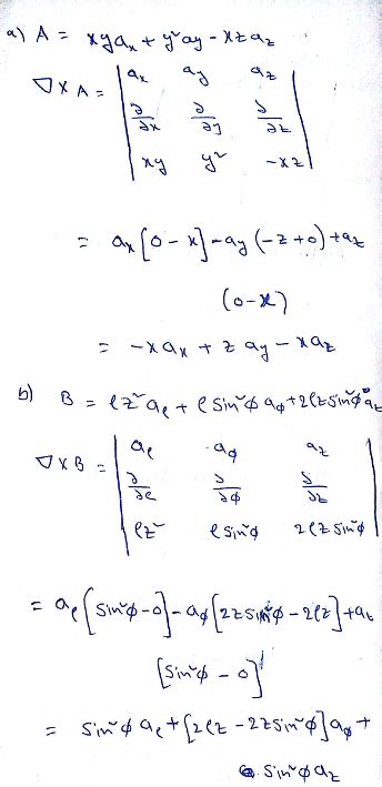 Solved Only Part B 3 40 Evaluate The Curl Of The Following Vector Fields Course Hero