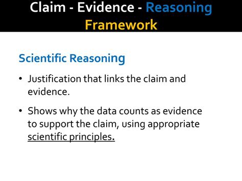 Reasoning From Evidence To Claims Gheub