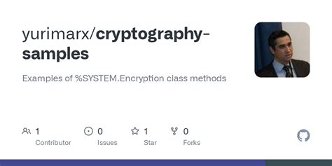 GitHub Yurimarx Cryptography Samples Examples Of SYSTEM Encryption
