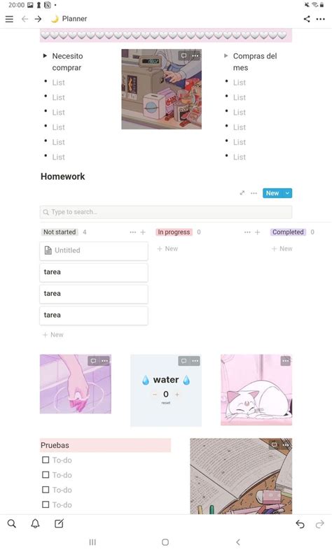 Platilla Notion Sailor Moon 🌙 Notions Life Planner Organization Aesthetic Template
