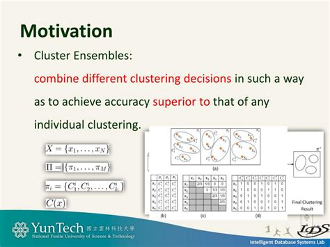 Ppt A Link Based Cluster Ensemble Approach For Categorical Data Clustering Powerpoint