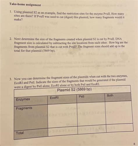 solved plasmid s2take home assignment 1 using plasmid s2 as