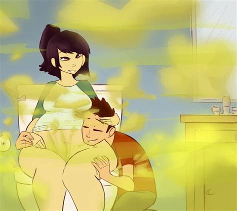 Rule 34 Bathroom Belly Big Belly Big Breasts Breasts Carafalsa Fart Fart Cloud Fart Fetish