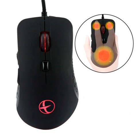 USB игровая мышь с подогревом, 2400DPI мышка эргономичная тихая ...