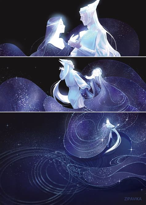 Varda And Manwe Tolkiens Legendarium And 1 More Drawn By Zipavika