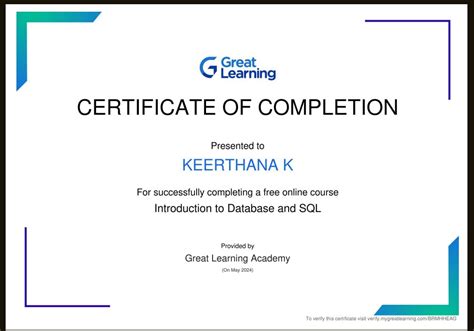 Keerthana K On Linkedin Hi All I Have Successfully Completed The