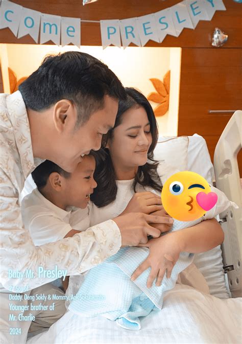 អបអរ ឱក សុគន្ធកញ្ញា សម្រាលកូនទី២ ដ៏គួរឲ្យស្រលាញ់ម្នាក់ Khmerload Cambodia Latest News