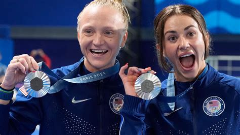 Team Usa Gets First Medal Of Paris Olympics In Womens Diving
