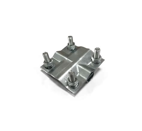 Зажим крестообразный стержень(d=16мм) — полоса/пруток, оцинк. сталь ...