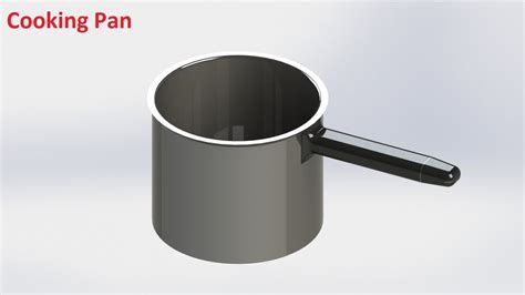 Solidworks Tutorial Cooking Pan Youtube