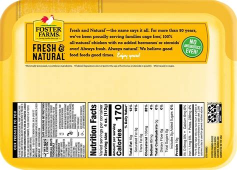 Foster Farms Fresh And Natural Cage Free Boneless Skinless Chicken Thigh