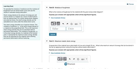 Solved Review Learning Goal To Calculate The Modulus Of