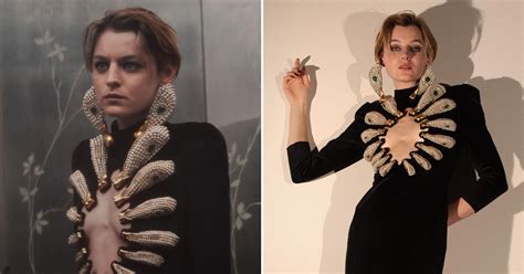 Emma Corrin Wears Schiaparelli For Critics Choice Awards Ps Fashion