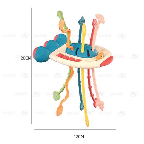 Booandbub 6 In 1 Activity Toys Educational Interactive Pull String Finge