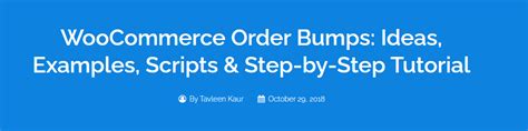 Woocommerce Order Bumps Woofunnels