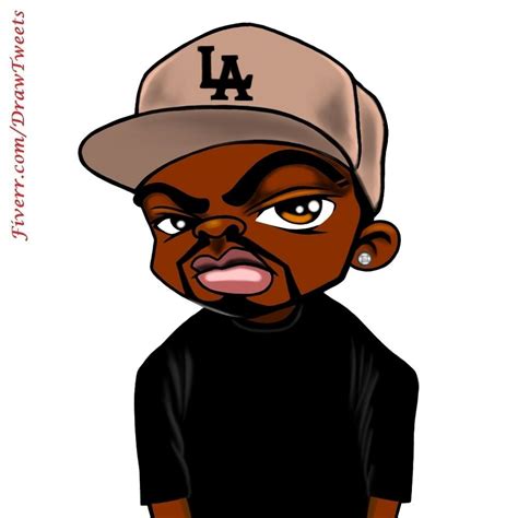 Rapper Art Dope Cartoon Art Ice Cube Drawing
