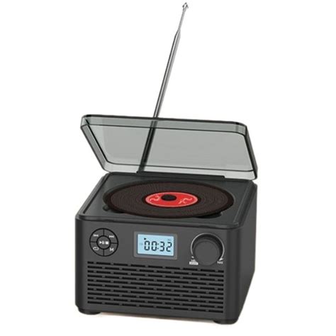 Bluetooth Enabled Portable Cd Player Featuring Integrated Speakers