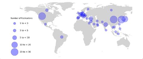 World Map With Artificial Intelligence Ai Related Publications In Download Scientific Diagram