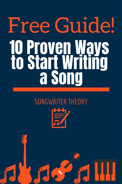 The Cover Of A Song Writer S Guide To Proven Ways To Start Writing A Song