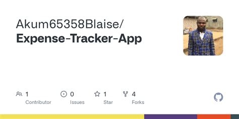 github akum65358blaise expense tracker app