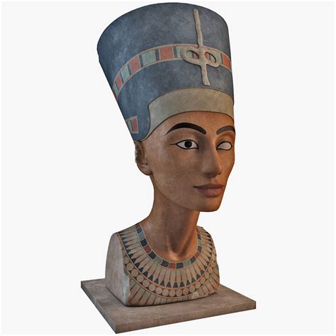 이집트 여왕 네페르티티 3d 모델 25 Unknown Max 3ds Fbx Obj Stl Free3d