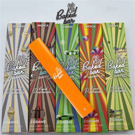 Baked Bar 2g Liquid Diamonds Disposable Free Shipping