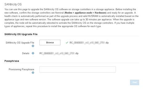 Upgrading Santricity Os On The Storage Controllers Using The Grid Manager