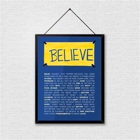 Lasso Believe Poster Etsy