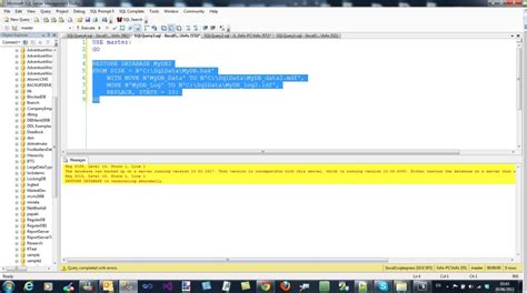 Restoring A Sql Server Database To An Older Version Of Sql Server Dot Net Rules