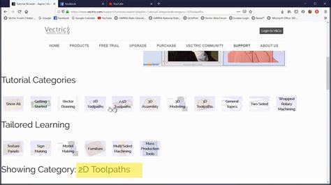Vectric Tutorials YouTube