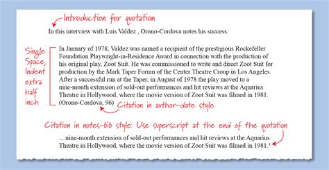 Chicago Block Quote Format With Examples Bibliography Com