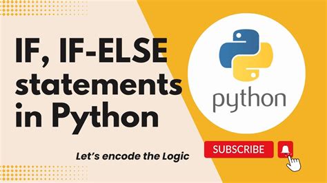 If If Else Statements In Python Selection Statements Coding Python Tutorials For