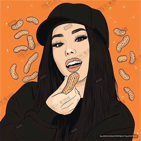Ai创作图辣条插画 沙琪玛插画 油条插画 蜜三刀插画 花生酱插画 零食插画 零食包装人物插画 芝麻插画画 小麻花插画 芋头条卡通女孩 狼牙土豆插画 辣妹子插画 炸油条插画 大辣片插画 花生糖