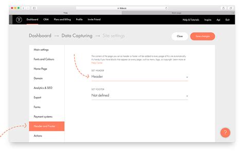 Assigning A Header And Footer