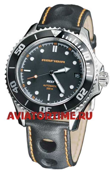 Мужские наручные часы восток амфибия 2416/080491 reef-black (черный риф ...